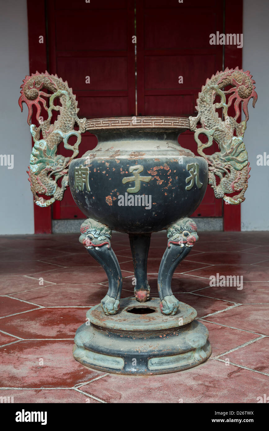 Incense Burning Stove or Censer, Confucius Shrine, Nagasaki Japan Stock ...
