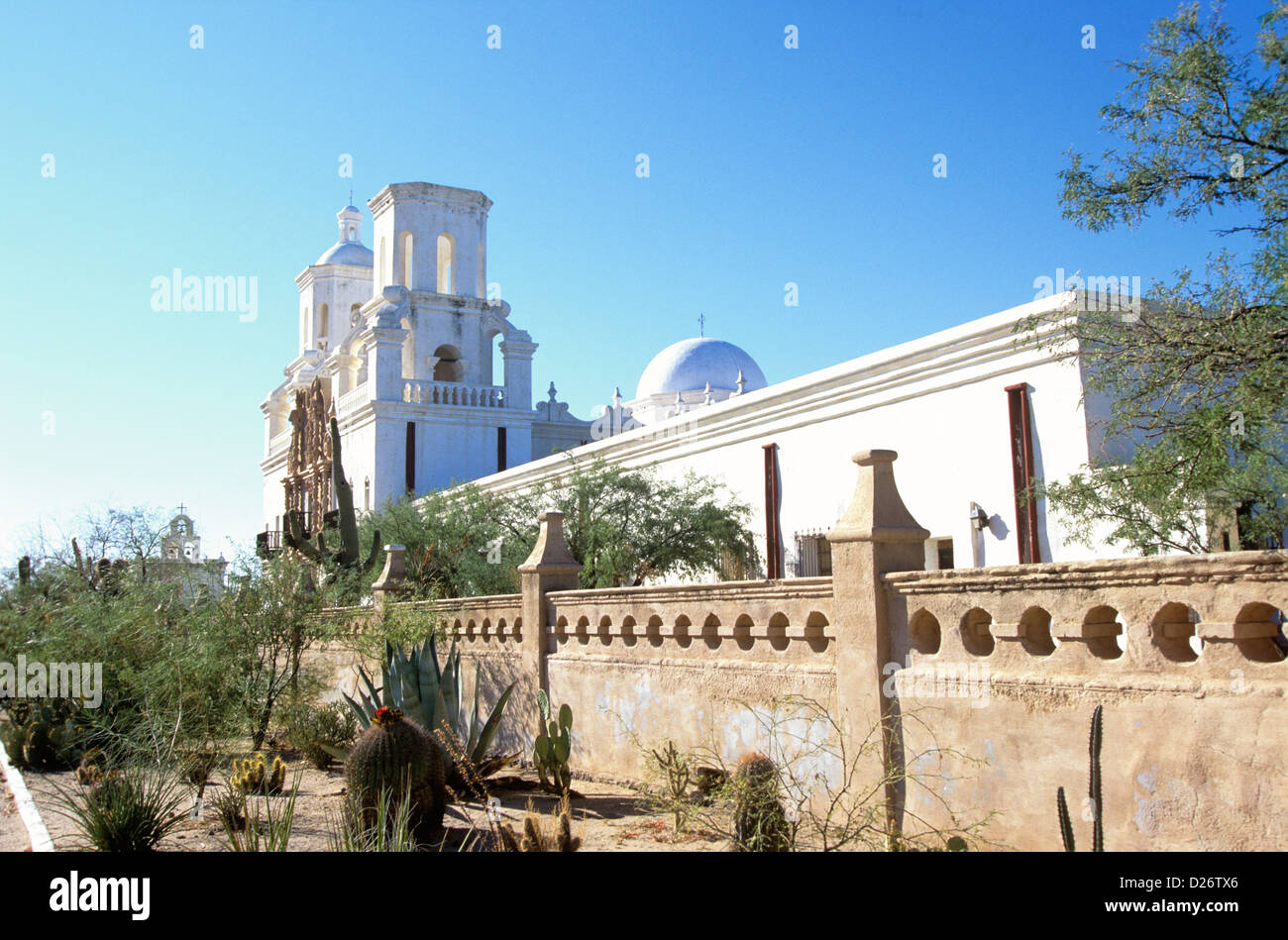 Church at Mission San Xavier de Bac (built 1783) is acclaimed as the ...