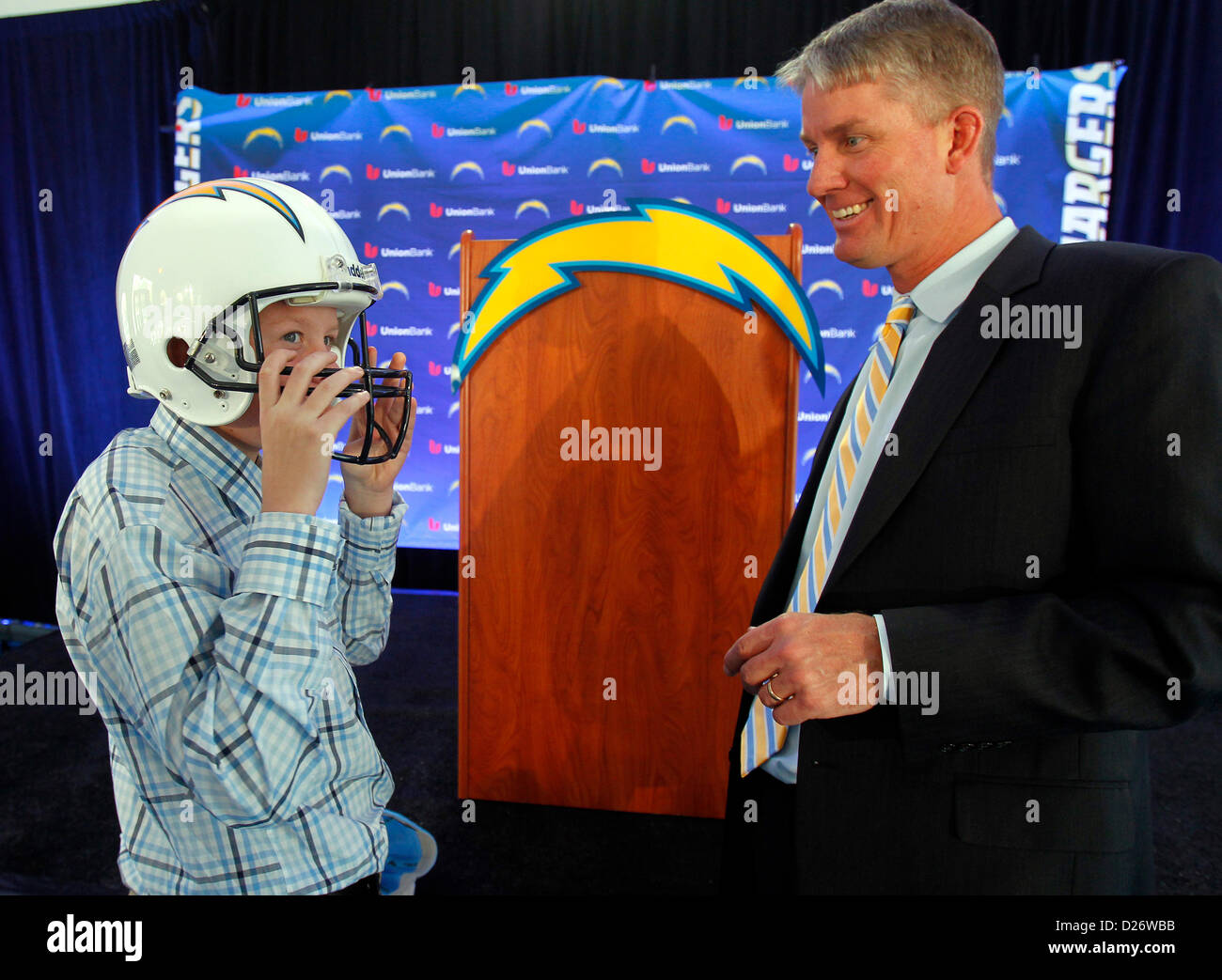 San Diego, California, USA. 15th January 2013. MIKE MCCOY was ...