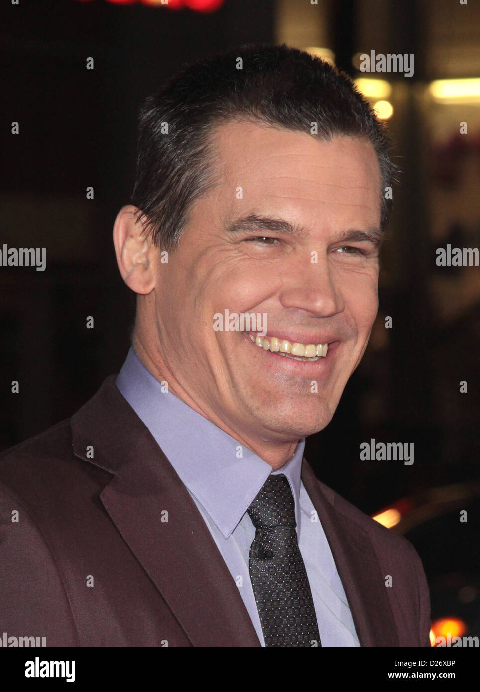 JOSH BROLIN ACTOR LOS ANGELES WORLD PREMIERE OF GANGSTER SQUAD LOS ...