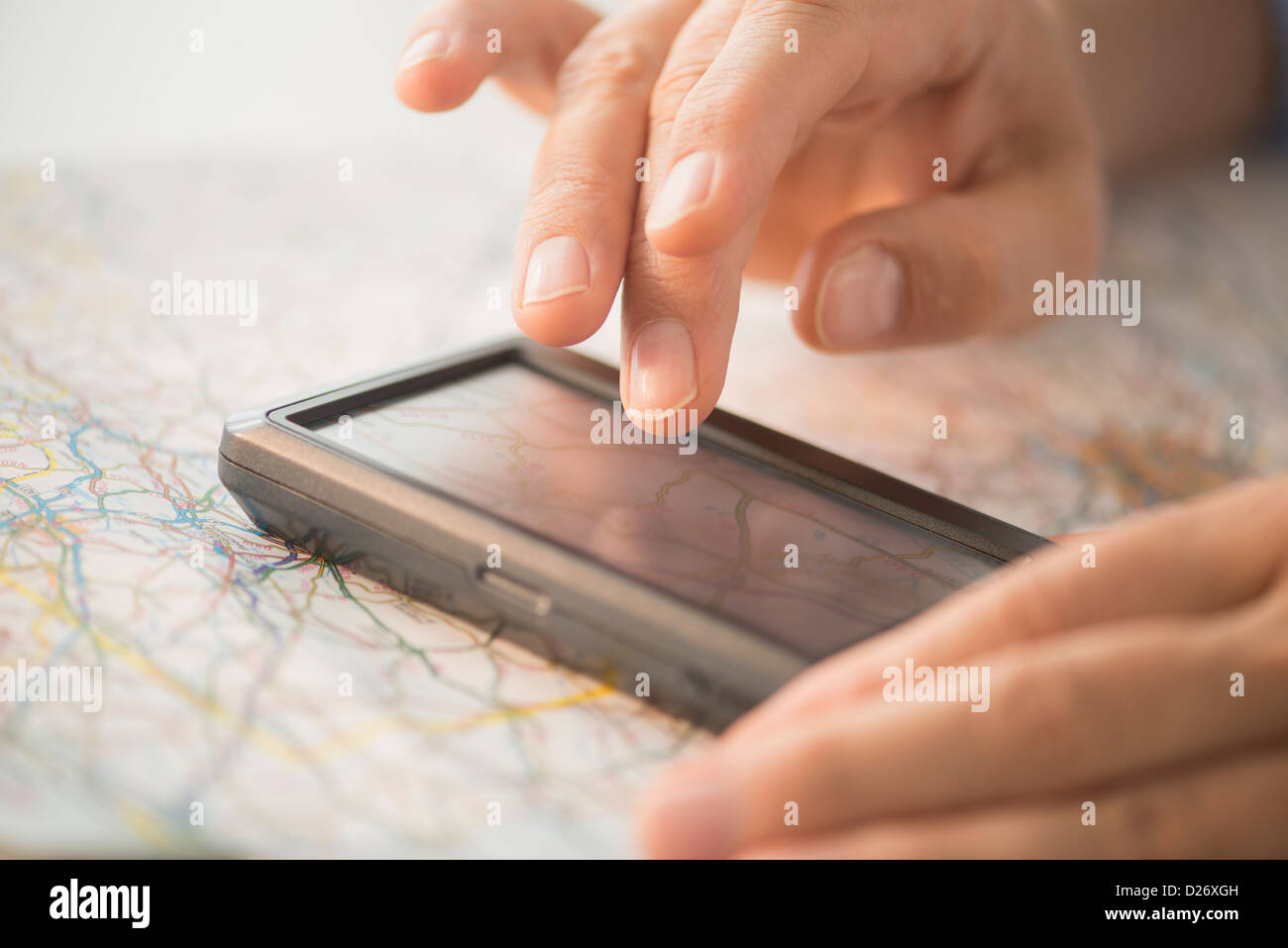 System route map hi-res stock photography and images - Alamy