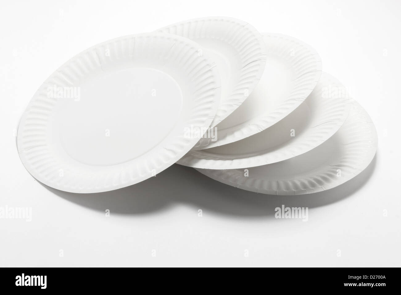 Stack of Paper Plates Stock Photo - Alamy