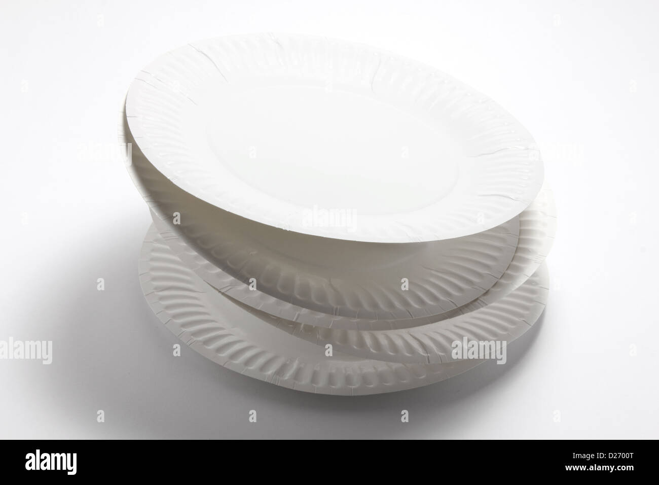 Stack of Paper Plates Stock Photo - Alamy