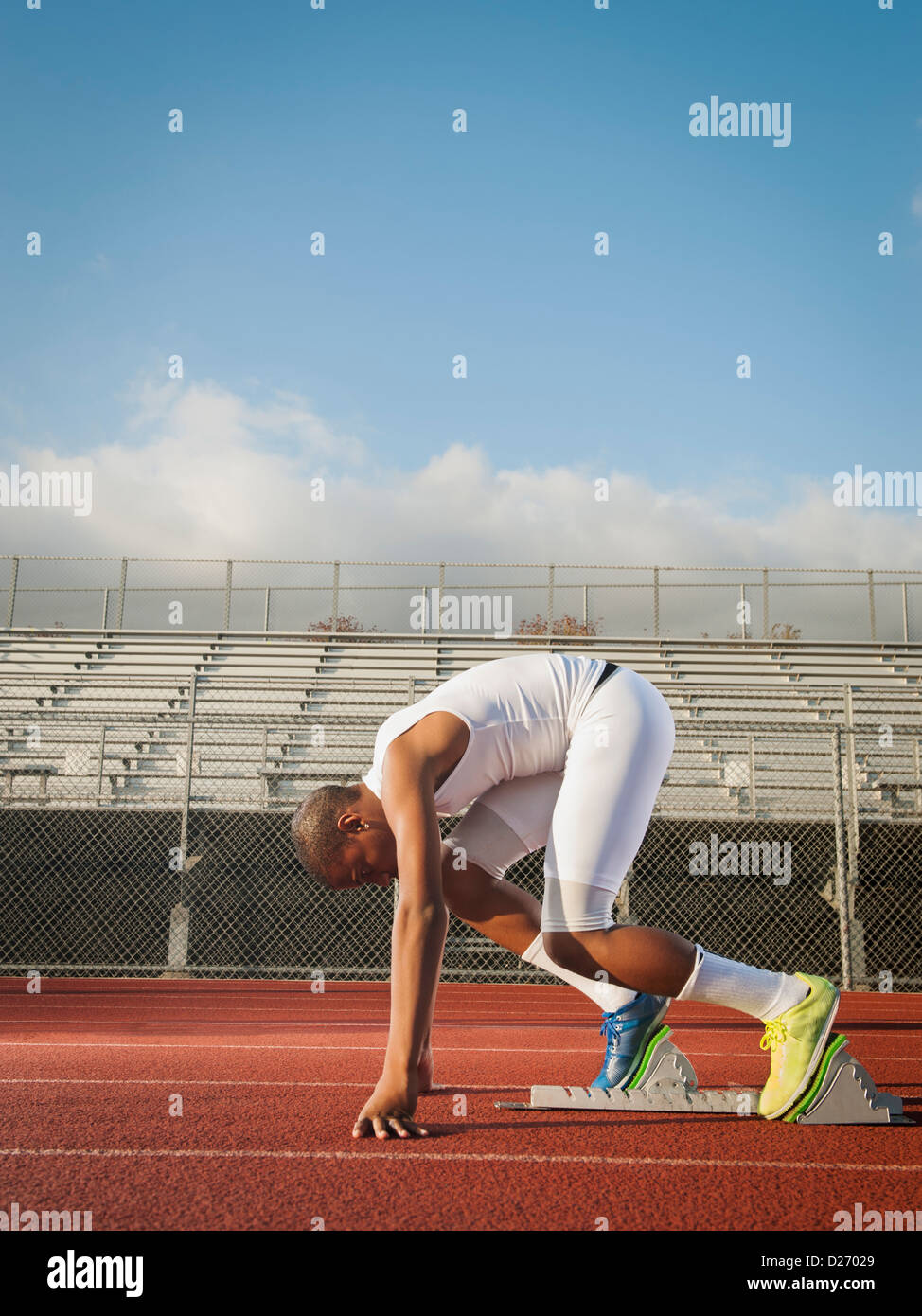 African american boy running track hi-res stock photography and images ...
