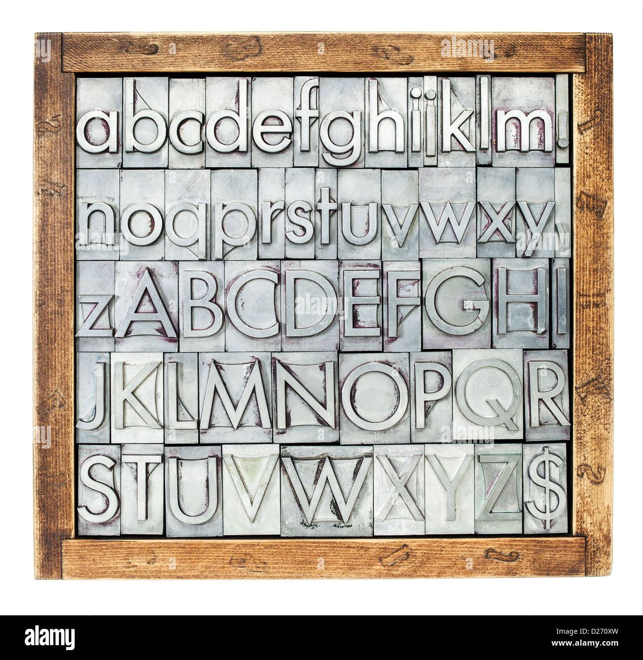 Uppercase and lowercase alphabet hi-res stock photography and images ...