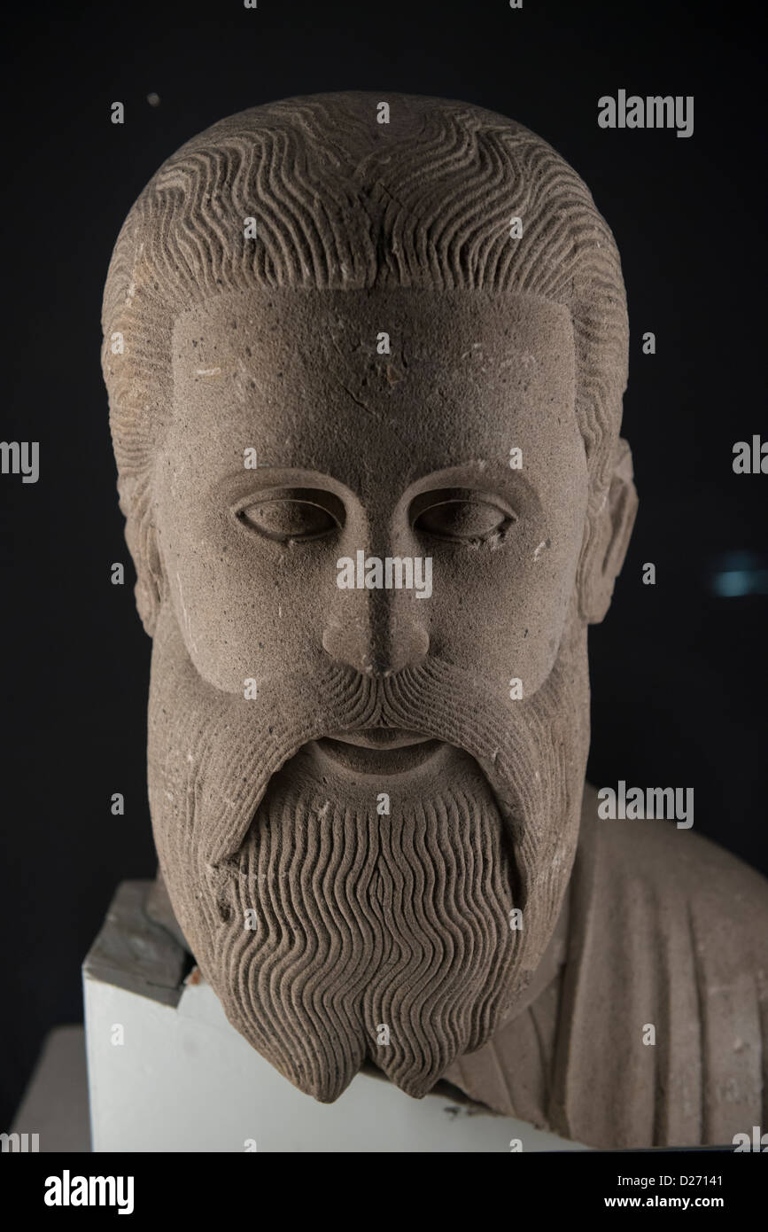 The remains of a Statue of Christ from Urakami Cathedral Destroyed in ...