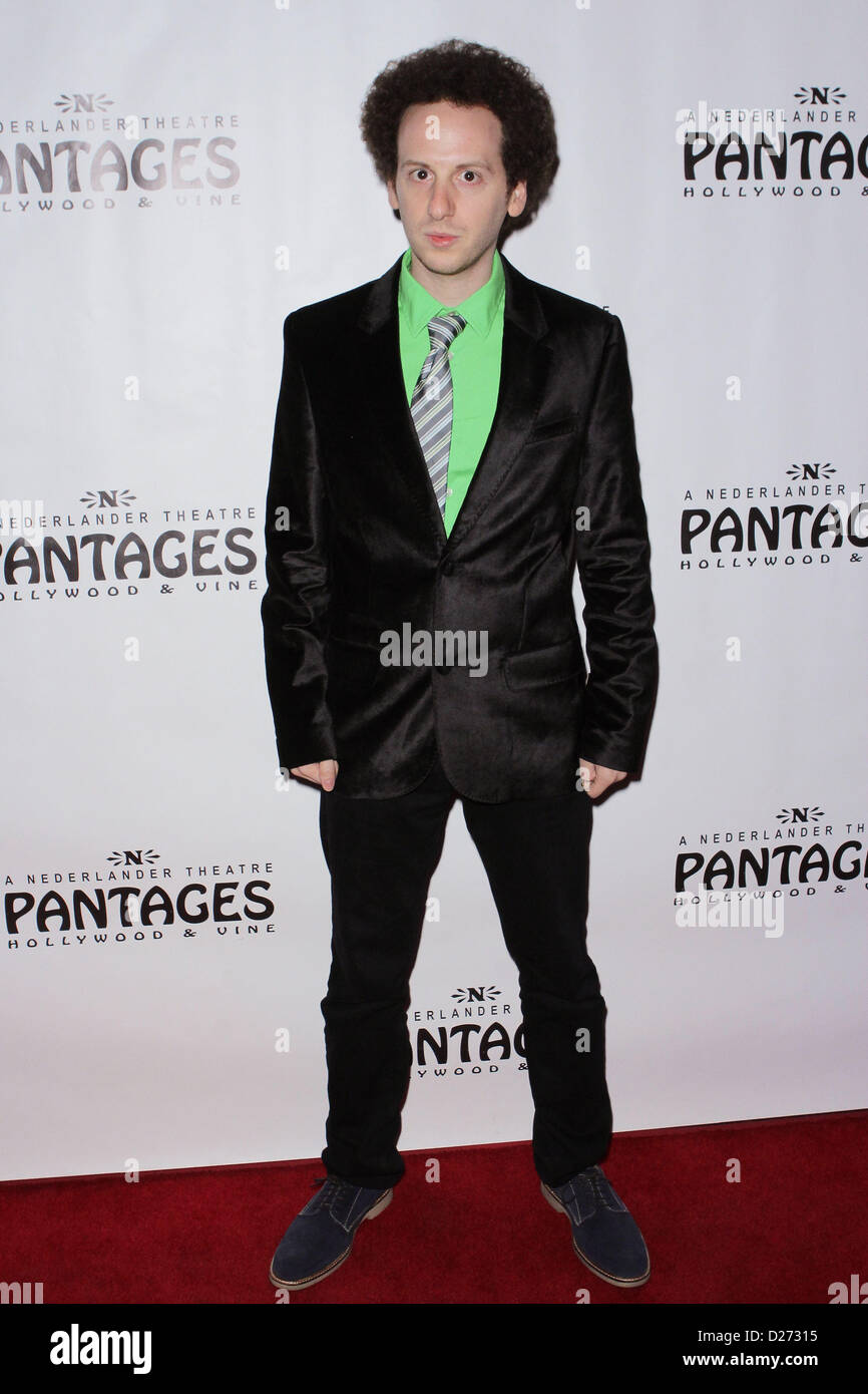 Los Angeles, California, USA. 15th January 2013. Josh Sussman attends ...