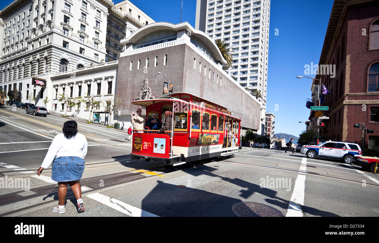 San Francisco street scene, California, USA Stock Photo - Alamy