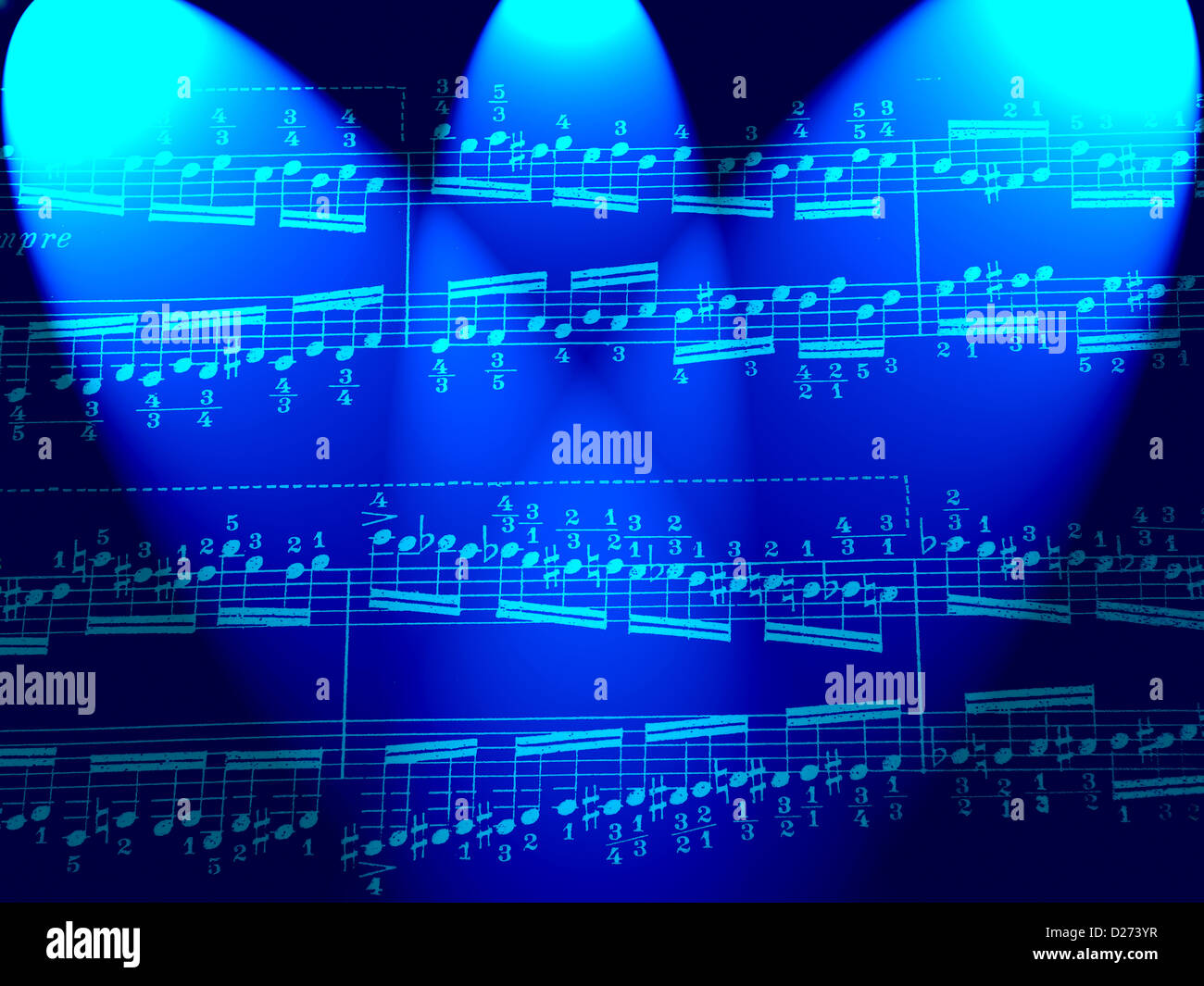 background music notes Stock Photo - Alamy