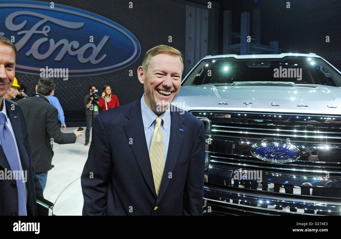 CEO of Ford Motor Company unveils the Ford ATLAS Concept vehicle on the ...