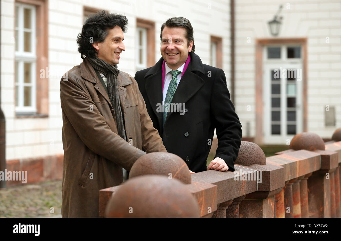 The principal conductor Michael Sanderling (L) and the artistic ...
