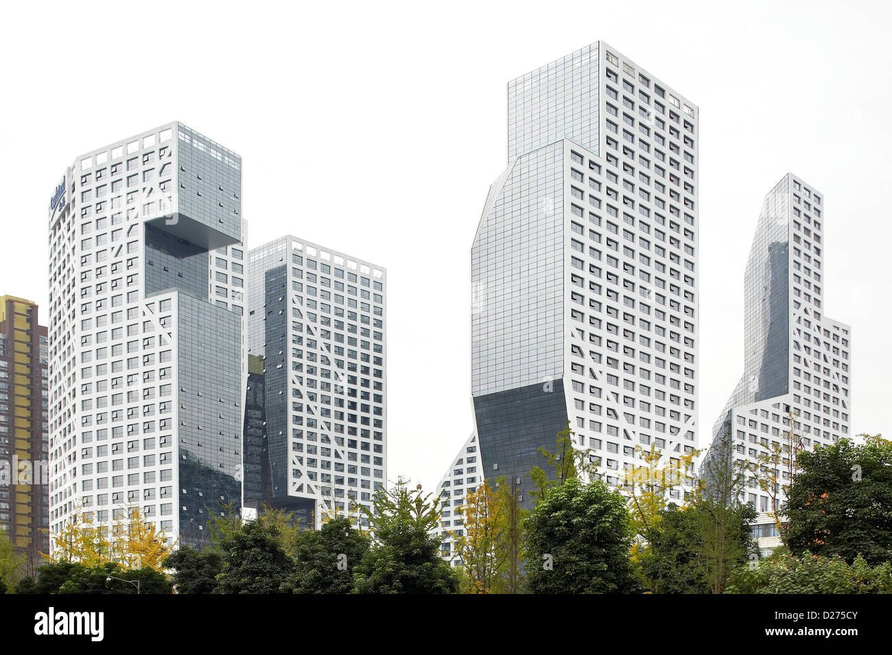 Sliced Porosity Block, Chengdu, China. Architect: Steven Holl ...