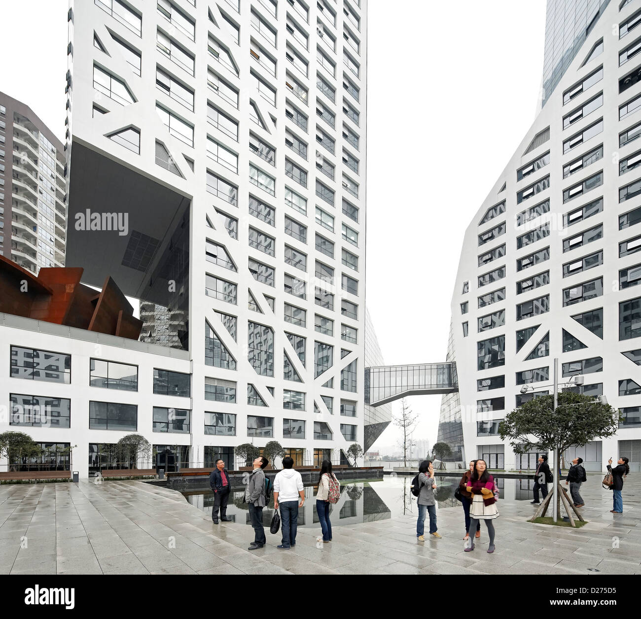 Sliced Porosity Block, Chengdu, China. Architect: Steven Holl ...