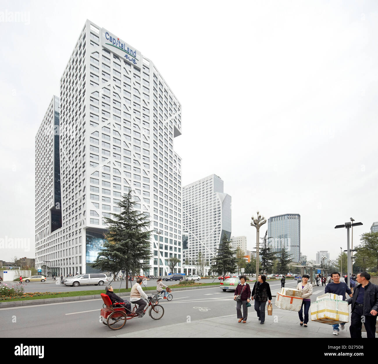Sliced Porosity Block, Chengdu, China. Architect: Steven Holl ...