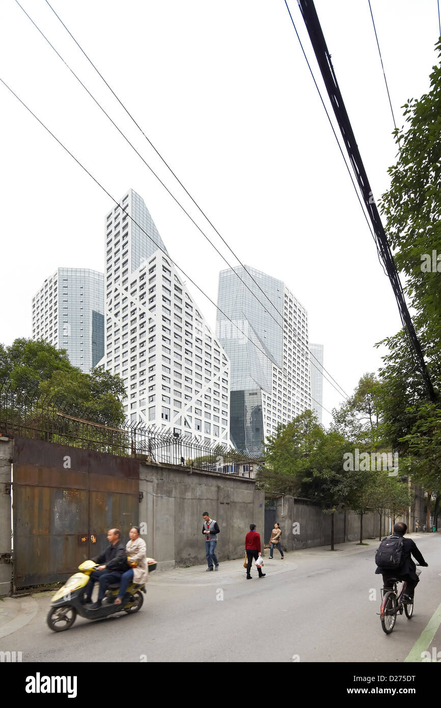 Sliced Porosity Block, Chengdu, China. Architect: Steven Holl ...