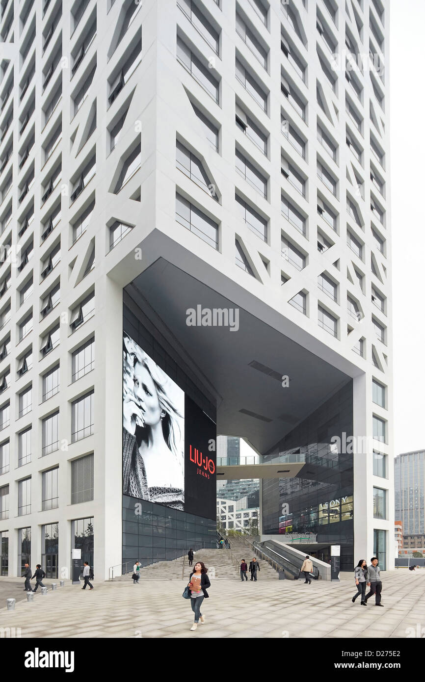Sliced Porosity Block, Chengdu, China. Architect: Steven Holl ...