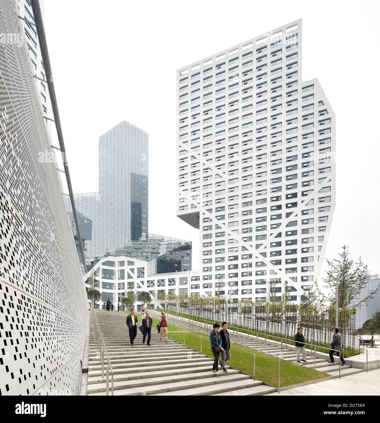 Sliced Porosity Block, Chengdu, China. Architect: Steven Holl ...