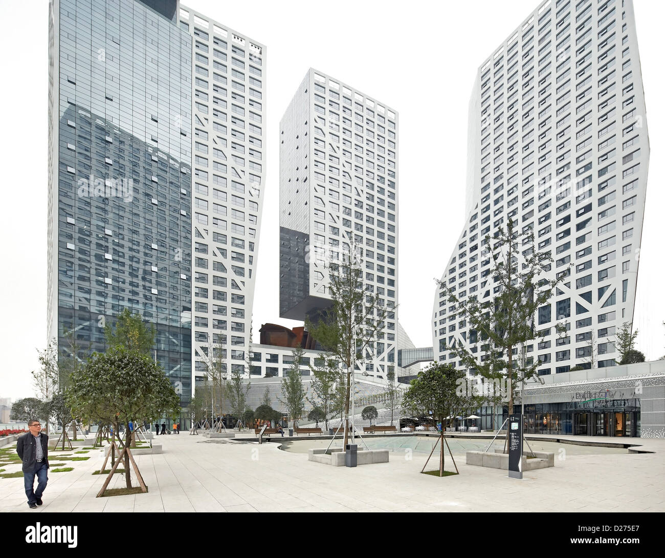 Sliced Porosity Block, Chengdu, China. Architect: Steven Holl ...