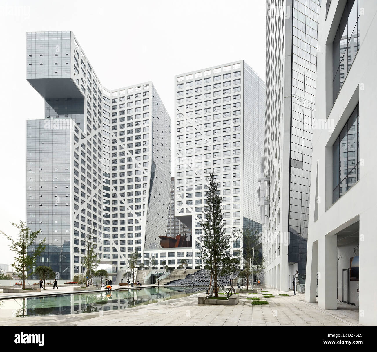 Sliced Porosity Block, Chengdu, China. Architect: Steven Holl ...