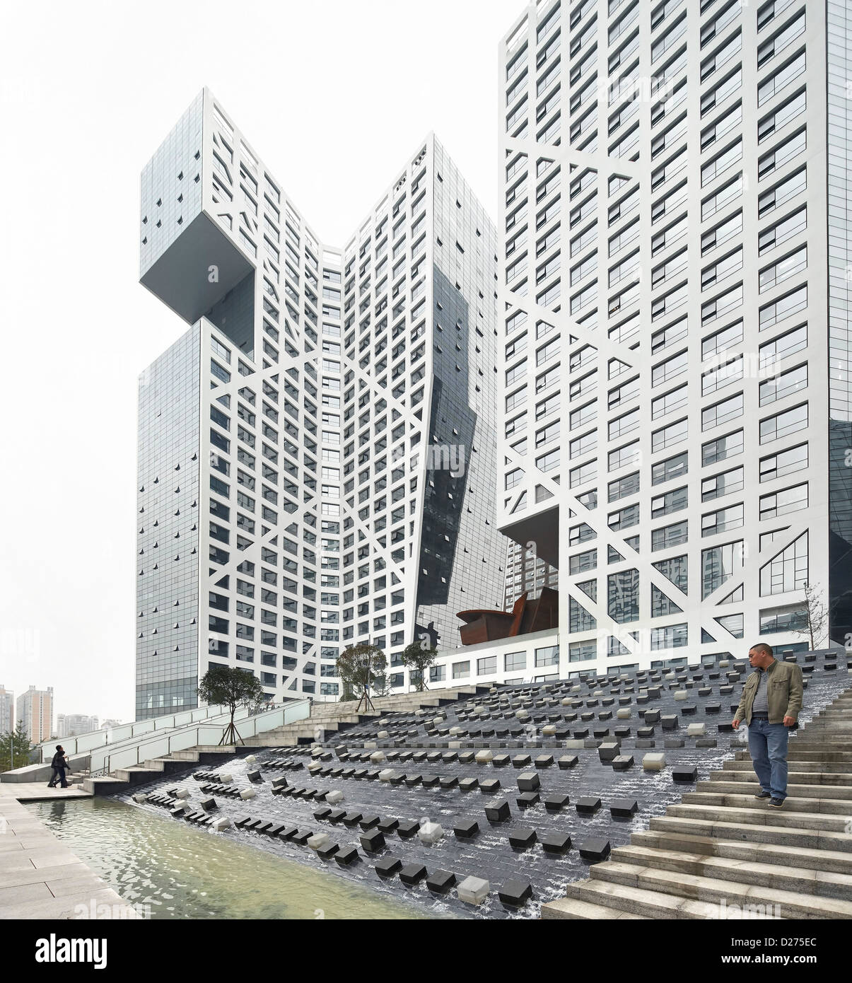 Sliced Porosity Block, Chengdu, China. Architect: Steven Holl ...