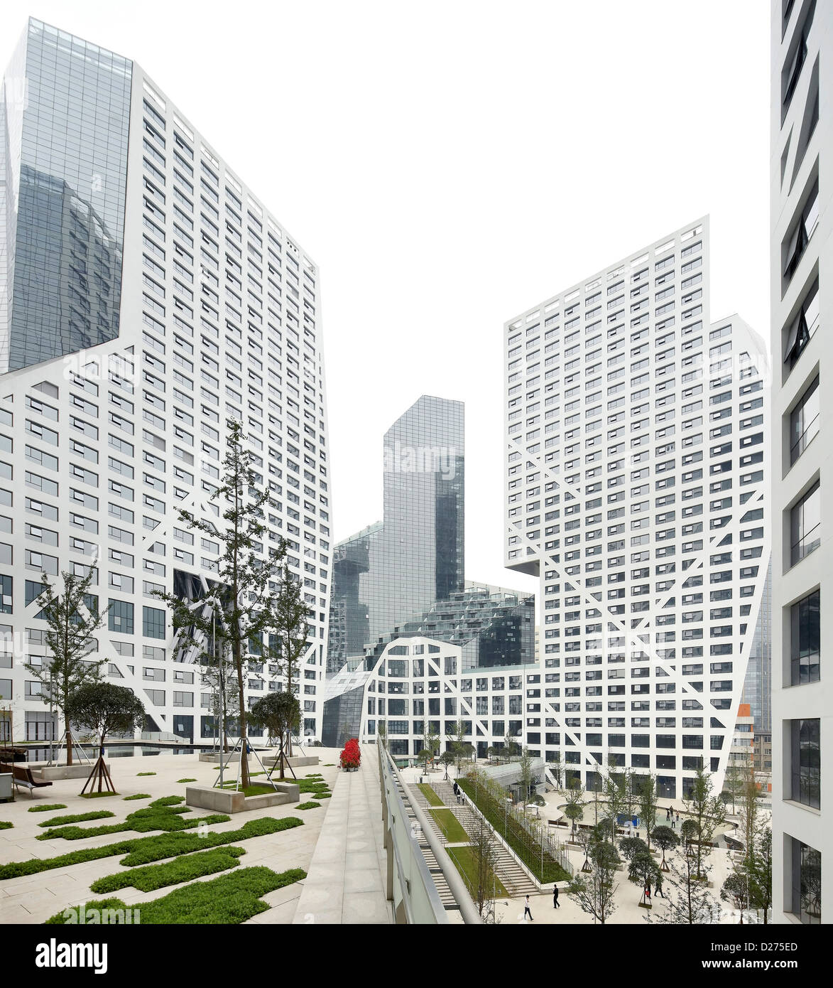 Sliced Porosity Block, Chengdu, China. Architect: Steven Holl ...