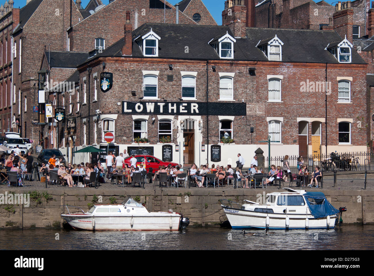 Lowther pub york riverside pub hi-res stock photography and images - Alamy
