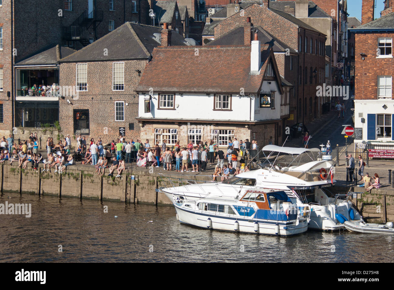 York "The Kings Arms" and King's Staith Stock Photo - Alamy