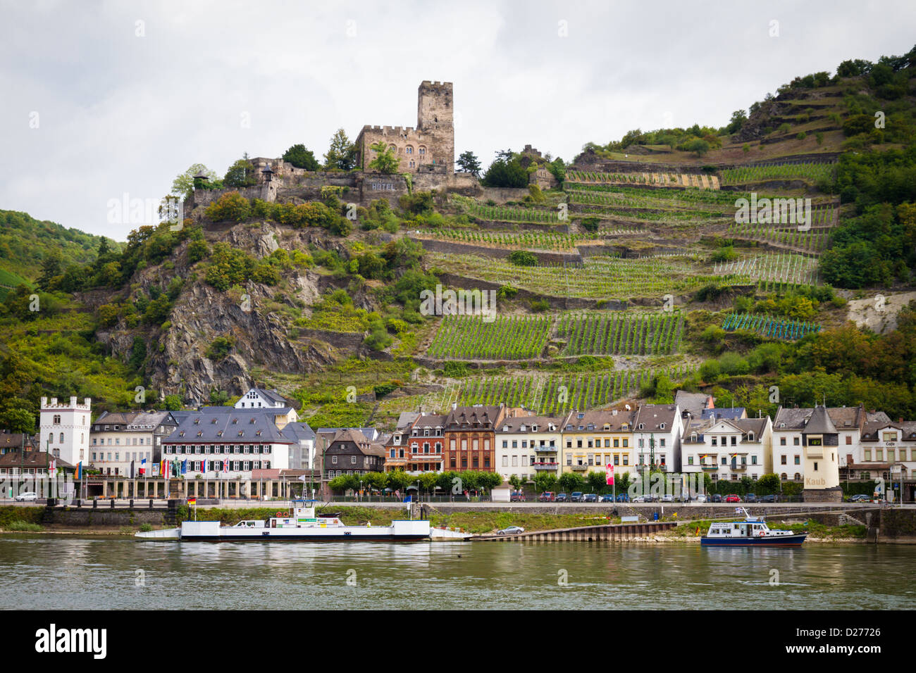 Kaub village, Germany Stock Photo - Alamy