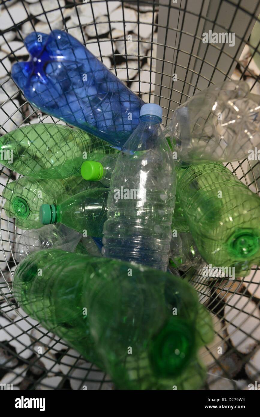 Plastic bottles in the junk. Photo: Frank May Stock Photo - Alamy