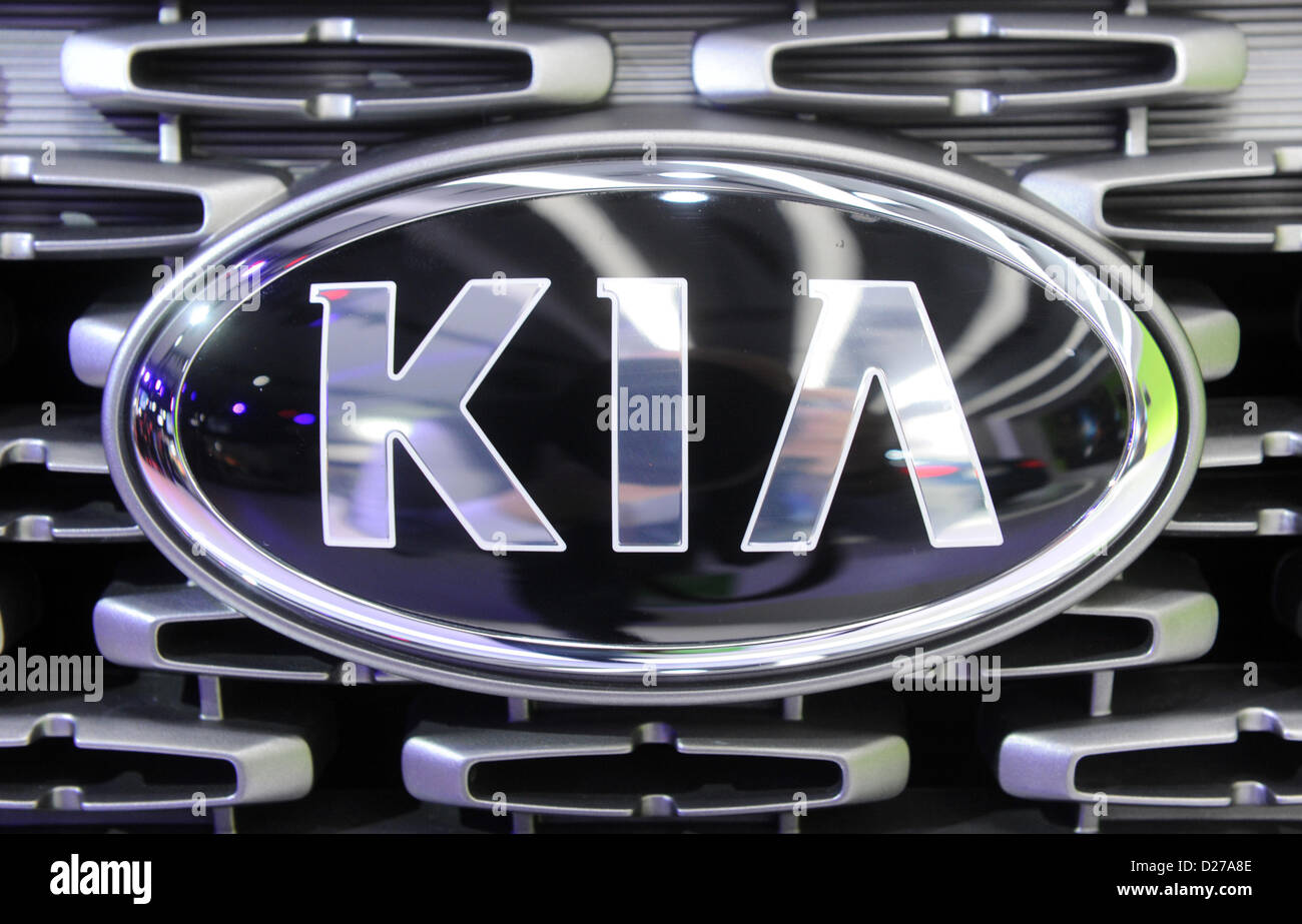 Logo kia motor pictured car hi-res stock photography and images - Alamy