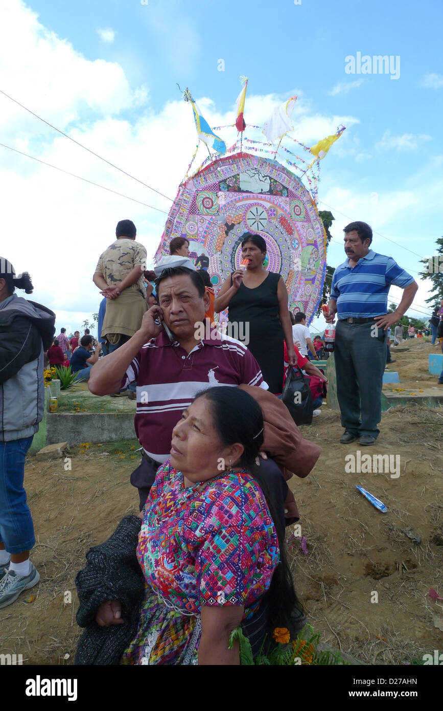 Guatemala - Day of the Dead celebrations in Santiago Sacatepequez ...