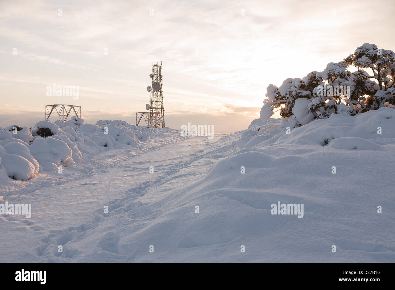 Winter conditions Aberdeen Scotland Stock Photo - Alamy