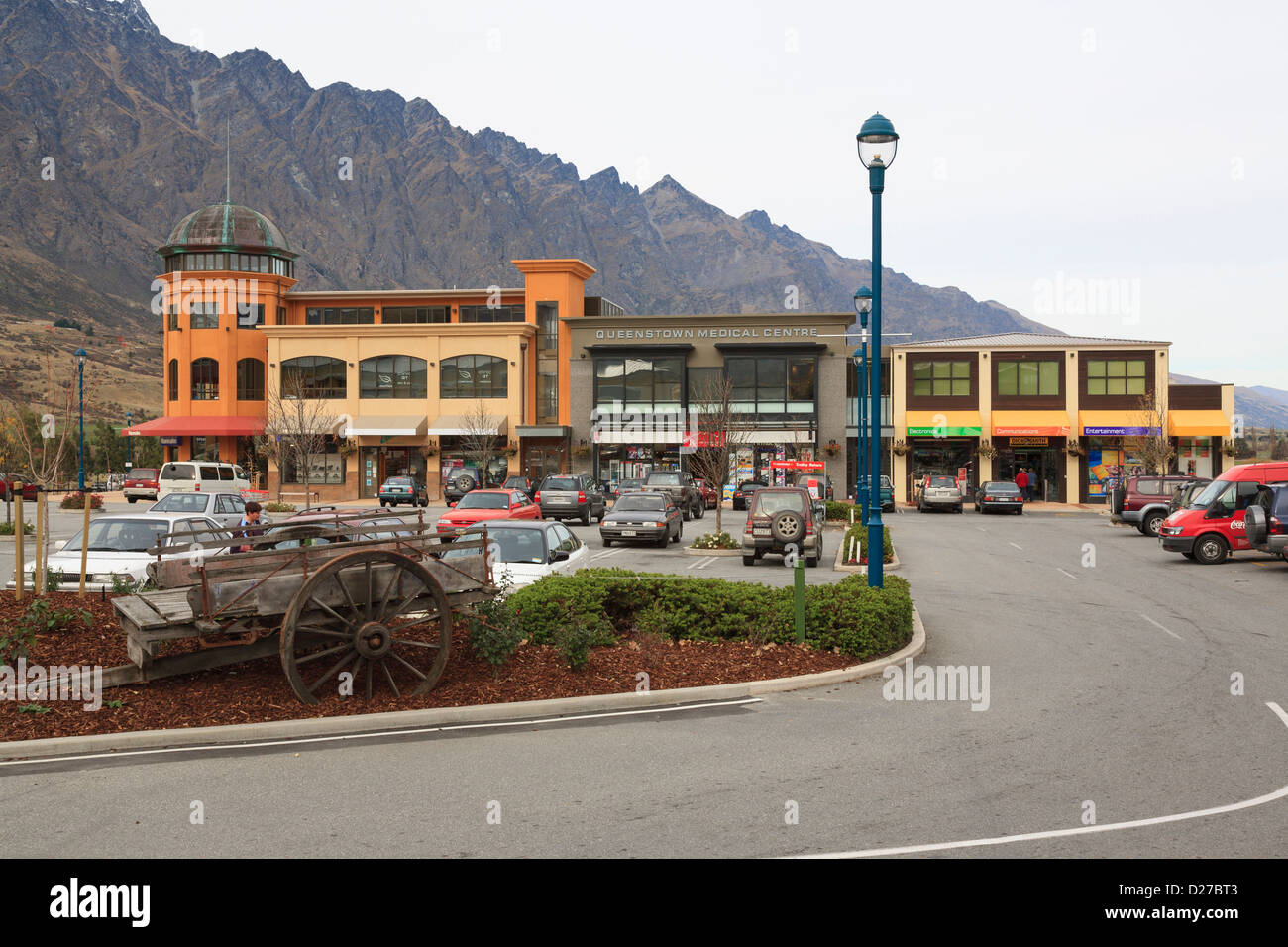 Remarkables Park Shopping centre with Medical Centre at Queenstown ...