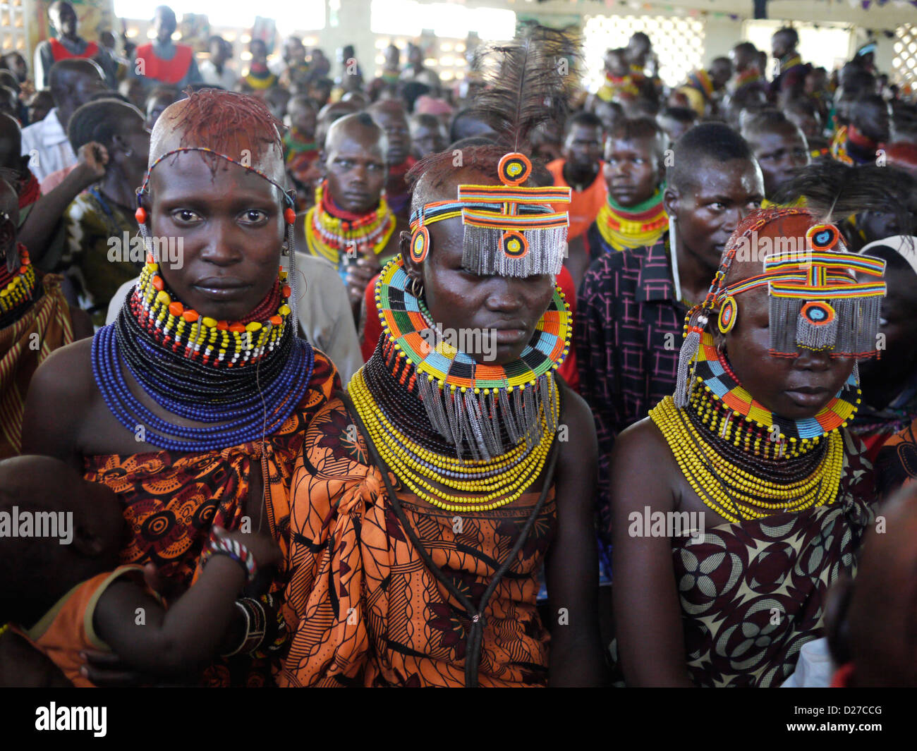 KENYA - Turkana tribal people at Lorugumu, Turkana Stock Photo - Alamy