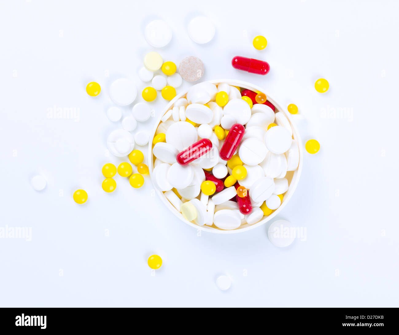 Pills background light hi-res stock photography and images - Alamy