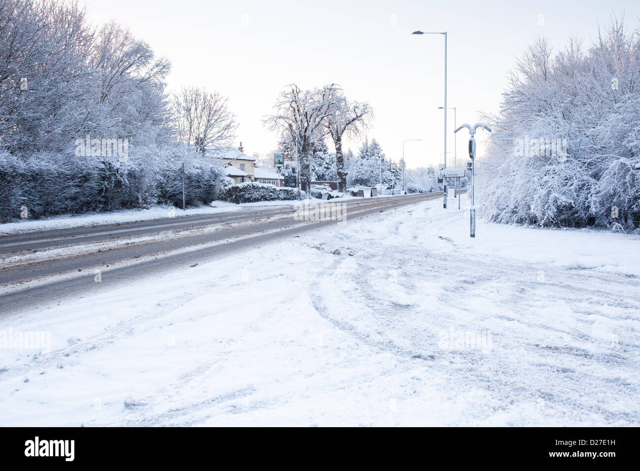 Norfolk, UK. 16th January 2013. Winter landscape Norfolk 16 Jan 2013 ...