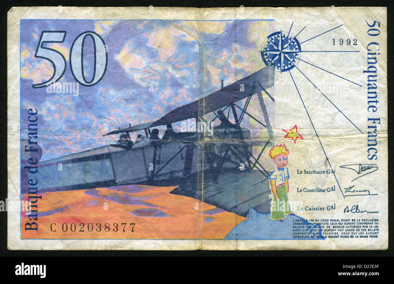 50 french franc hi-res stock photography and images - Alamy