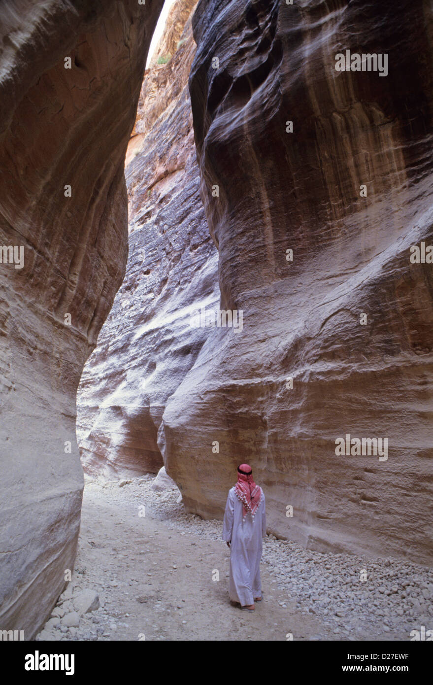 siq of petra, jordan middle east Stock Photo - Alamy