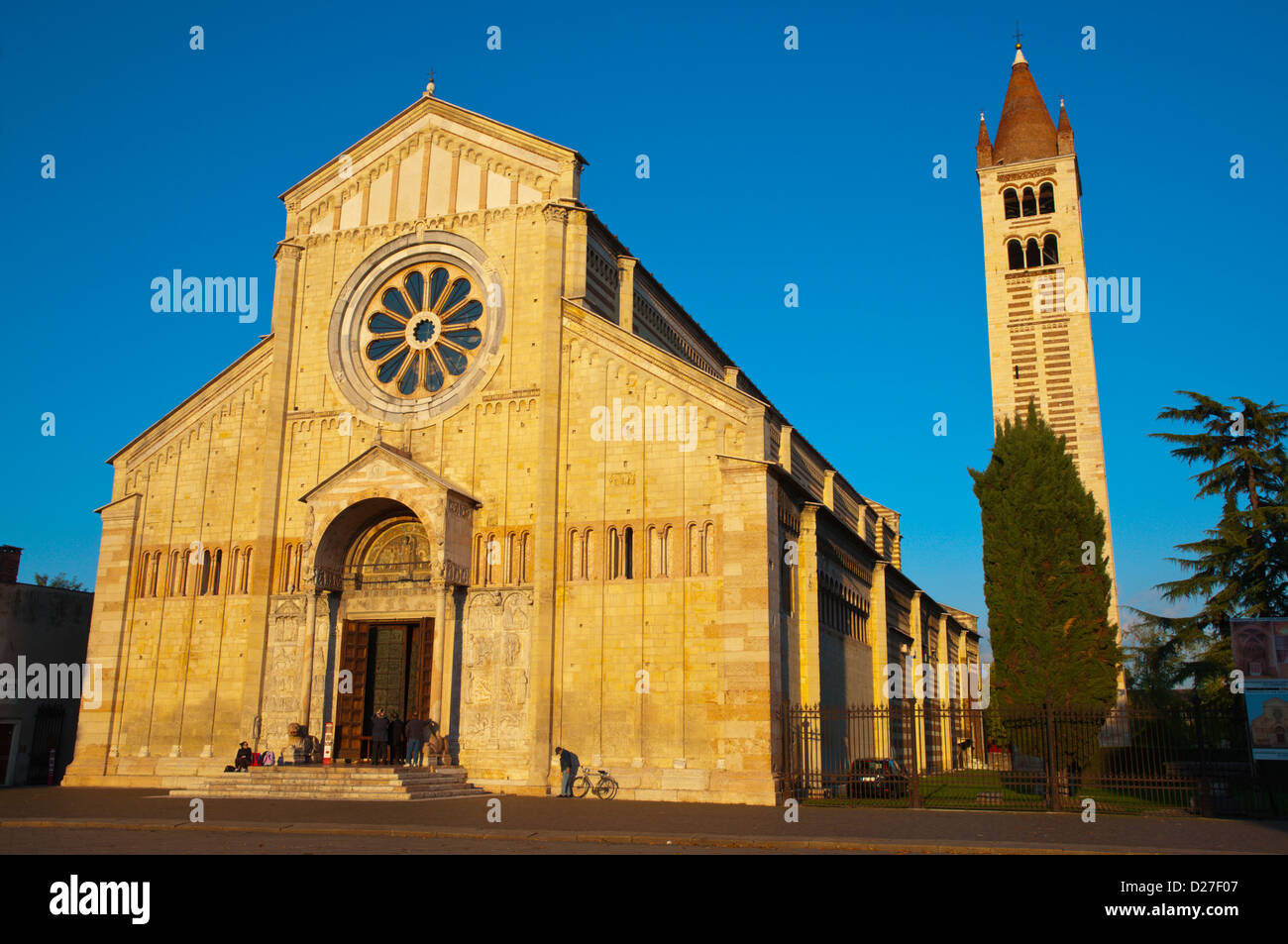 Basilica di San Zeno Maggiore church Verona city the Veneto region ...