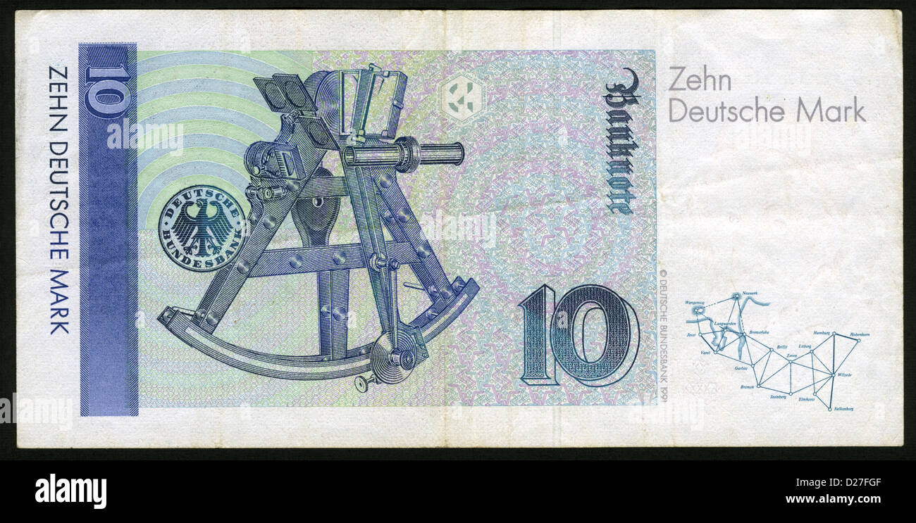 Banknote 10 Mark Stock Photos & Banknote 10 Mark Stock Images - Alamy