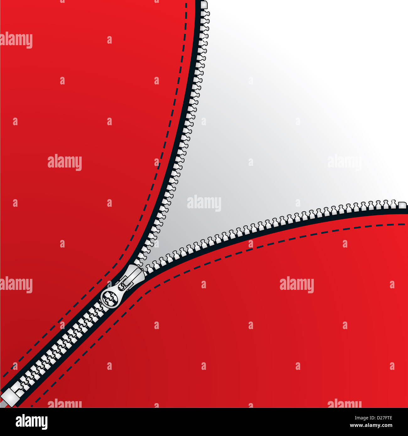 diagonal zipper title page with copy-space Stock Photo - Alamy