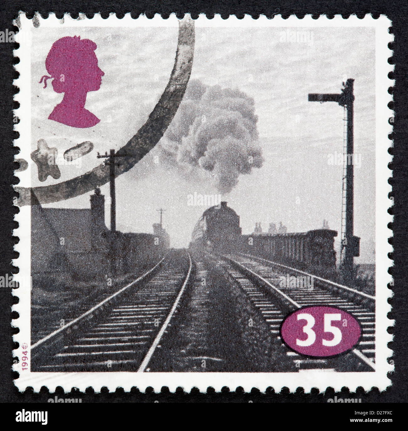 British postage stamp Stock Photo - Alamy