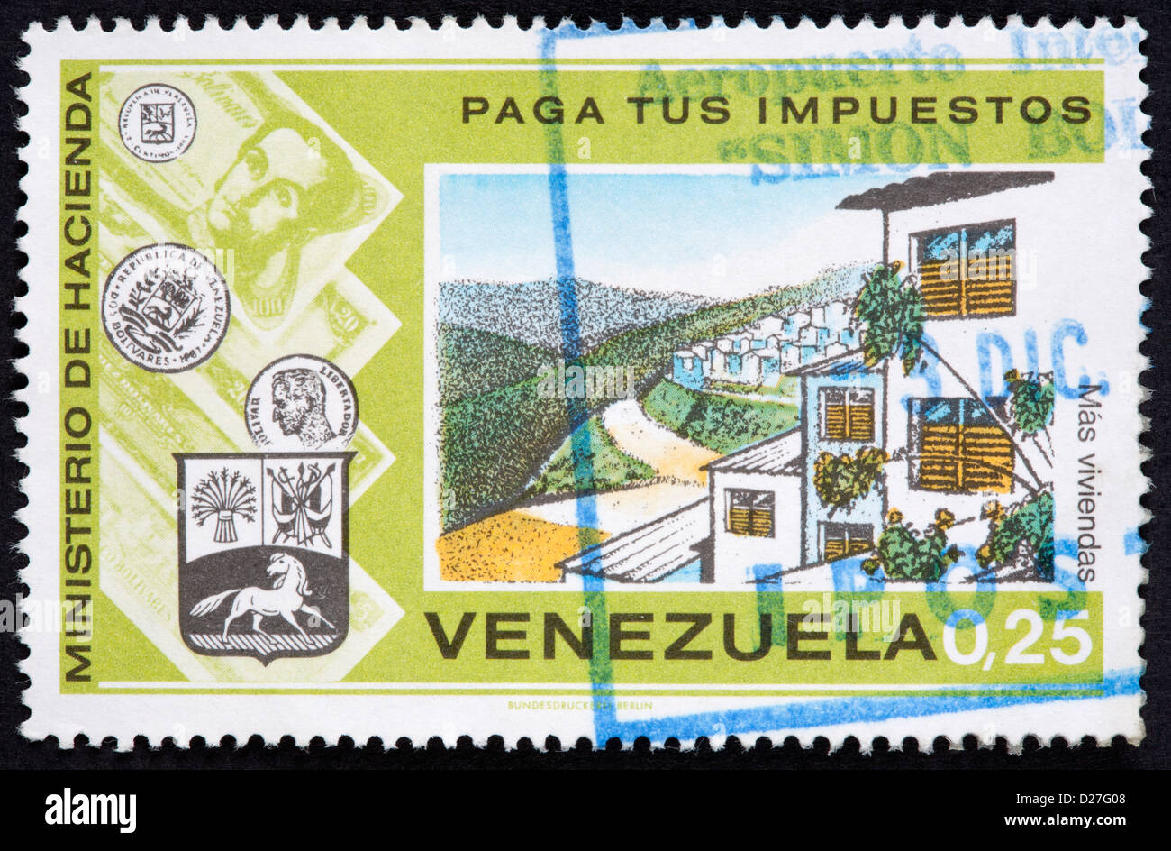 Postage stamp venezuela hi-res stock photography and images - Alamy