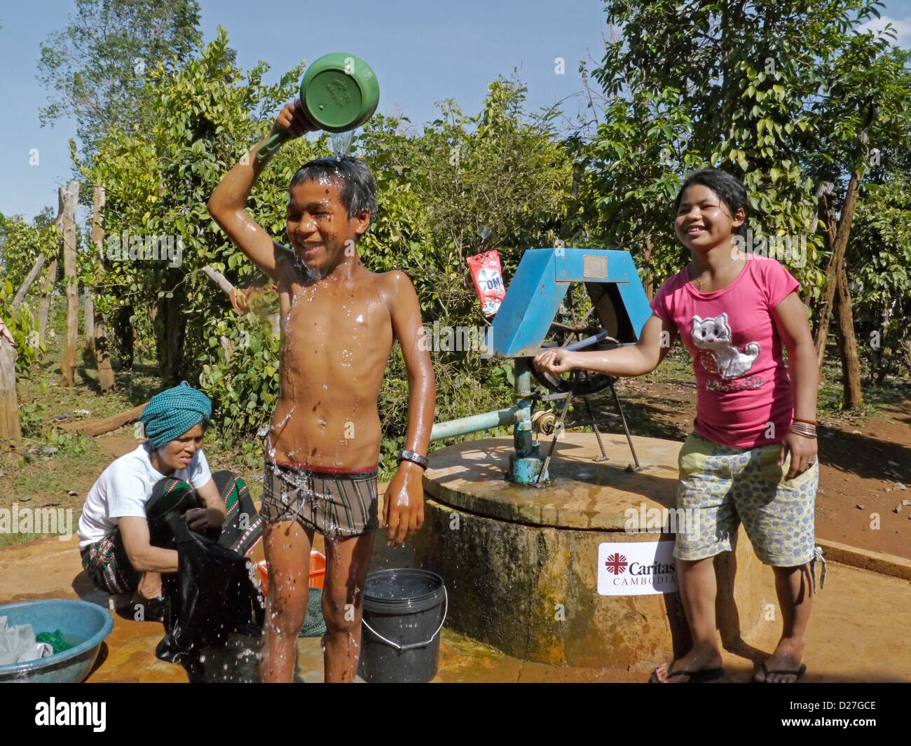 Children Cambodia Clean Water High Resolution Stock Photography and ...