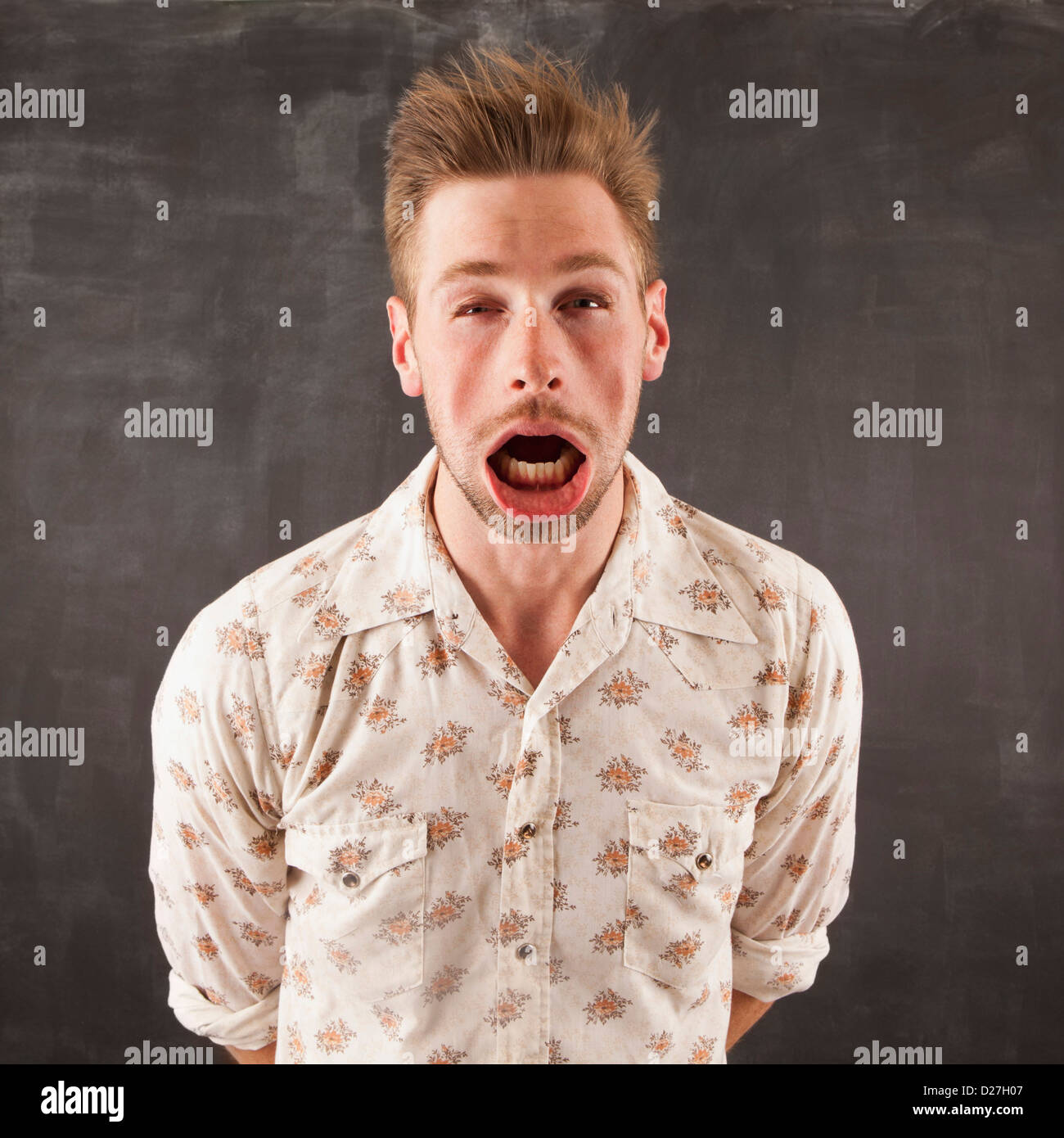 Windblown mouth hi-res stock photography and images - Alamy