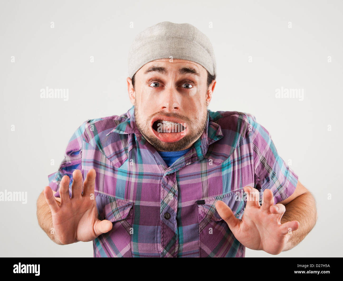 Windblown face studio hi-res stock photography and images - Alamy