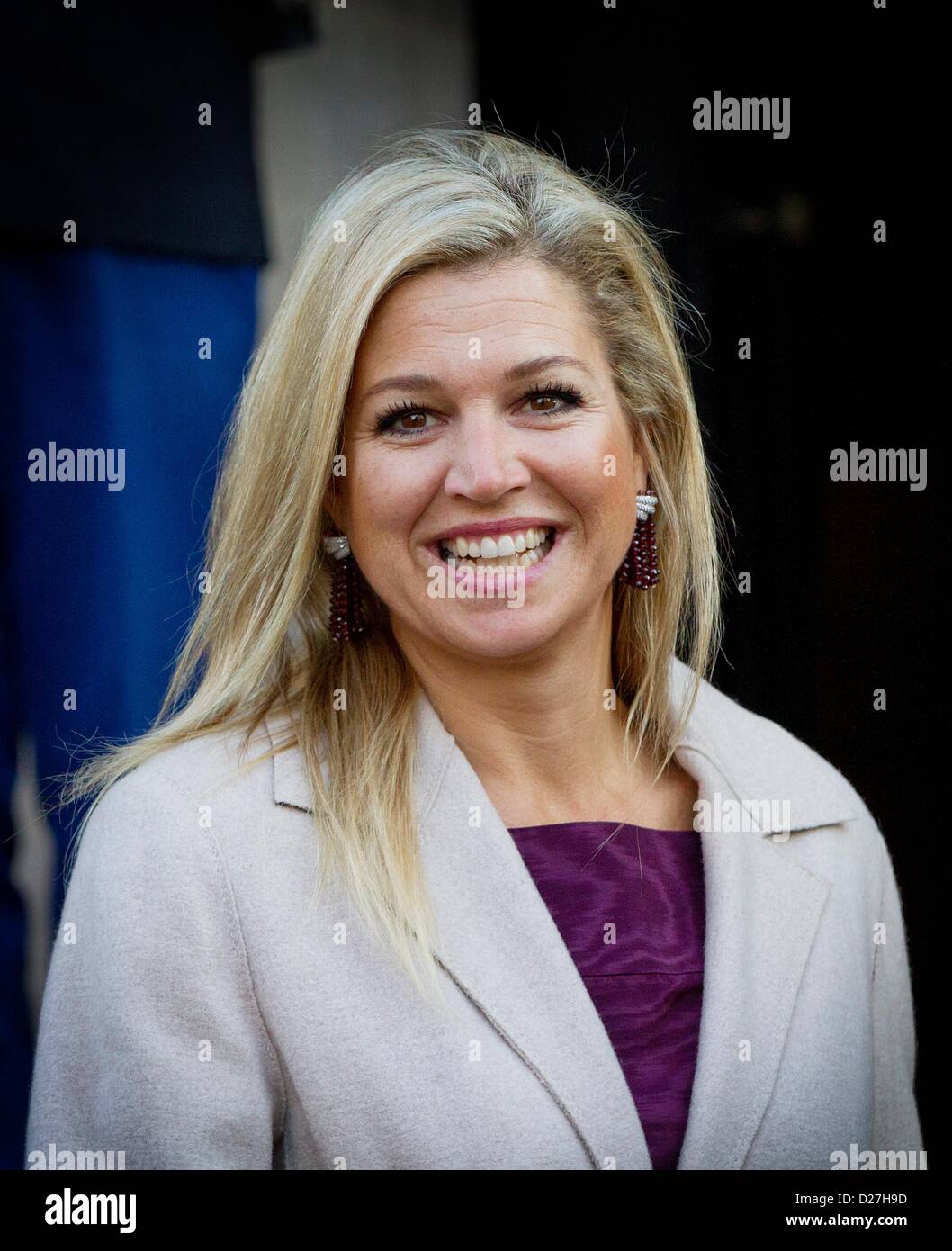 Amsterdam, Netherlands. 16th January 2013. Princess Maxima of The ...