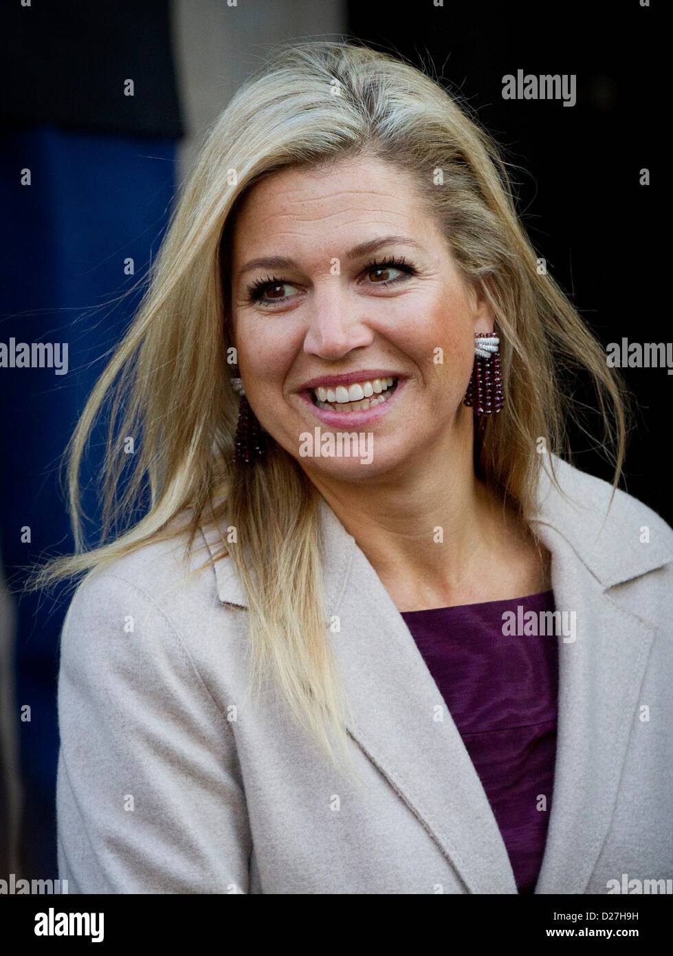 Amsterdam, Netherlands. 16th January 2013. Princess Maxima of The ...