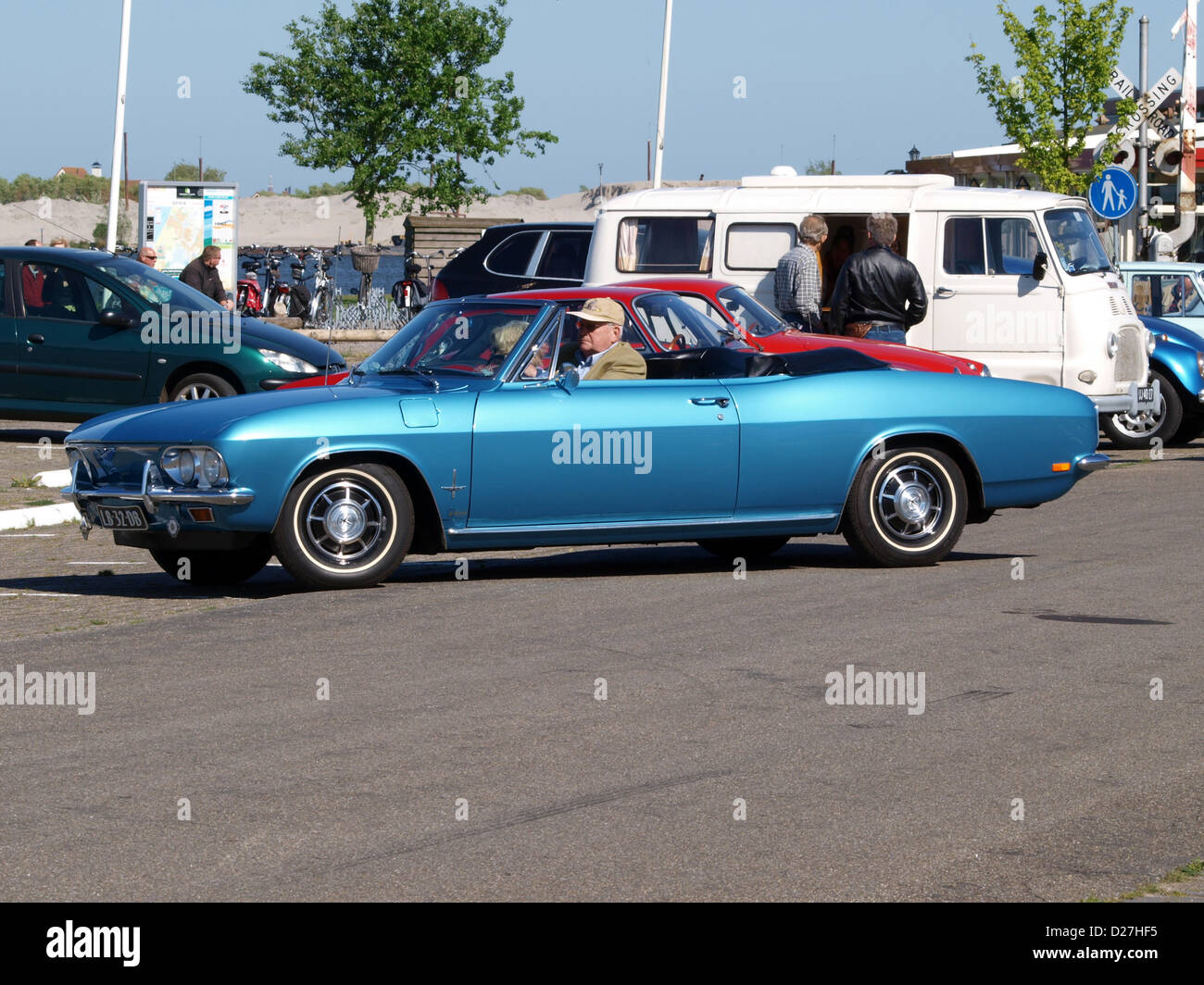 The 1966 Chevrolet Corvair, a classic American automobile, is featured ...