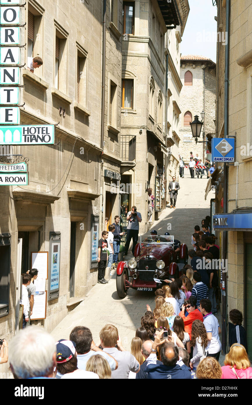 Mille Miglia, 1000 Miglia, Oldtimer, Race, Italy Stock Photo - Alamy